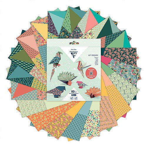 Kreatív hobby termékek, Origami papír - 60 lapos hajtogató k